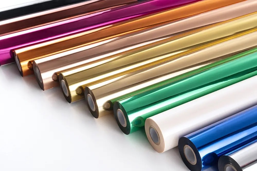 Cold foil stamping film matt color series offers depth